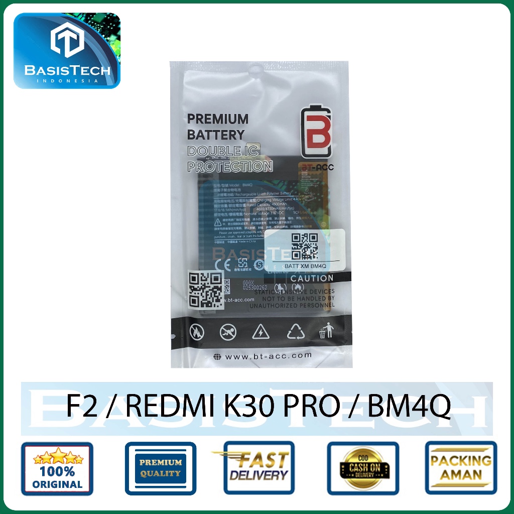 Jual BATERAI XIAOMI POCO F2 - REDMI K30 PRO BM4Q - BT-ACC DOUBLE IC ...