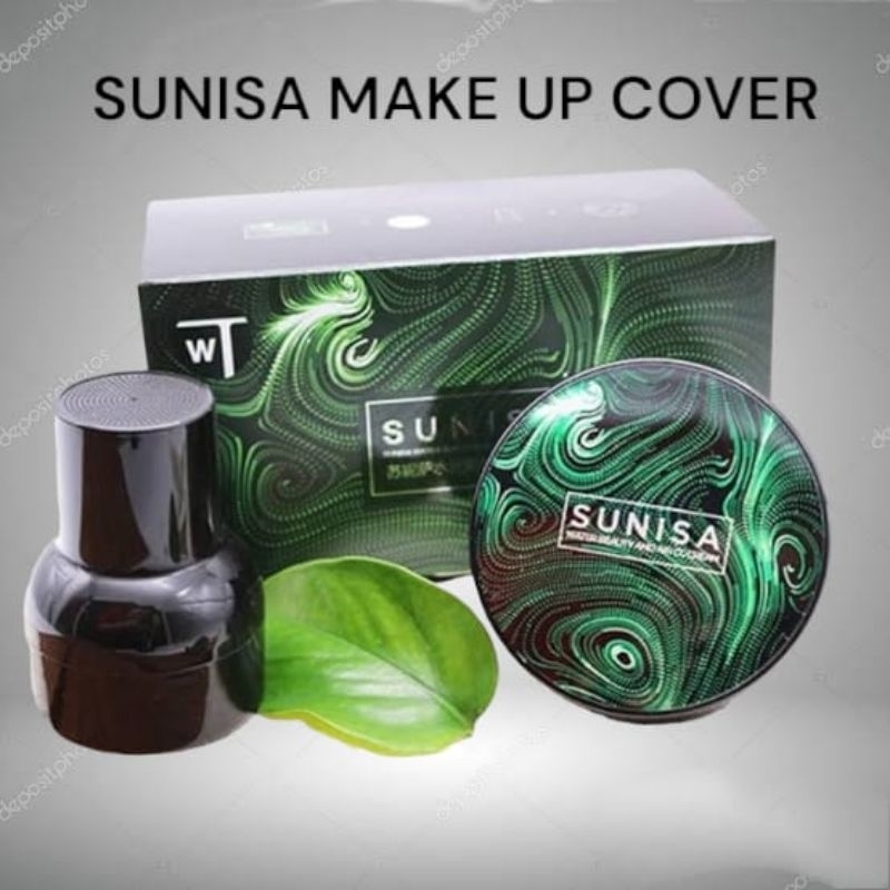 Jual SUNISA Air cushion BB Cream || Poudasion || Bedak waterproof ...