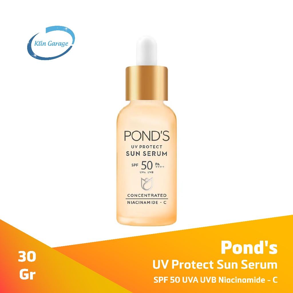 Jual Pond's Ponds UV Protect Sun Serum Niacinamide-C SPF 50 PA++++ 30g | Shopee Indonesia