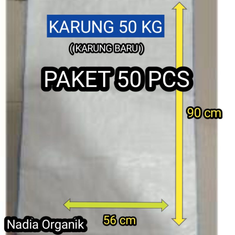 Jual Karung 50 kg ( BARU ) PAKET 50 LEMBAR | Shopee Indonesia