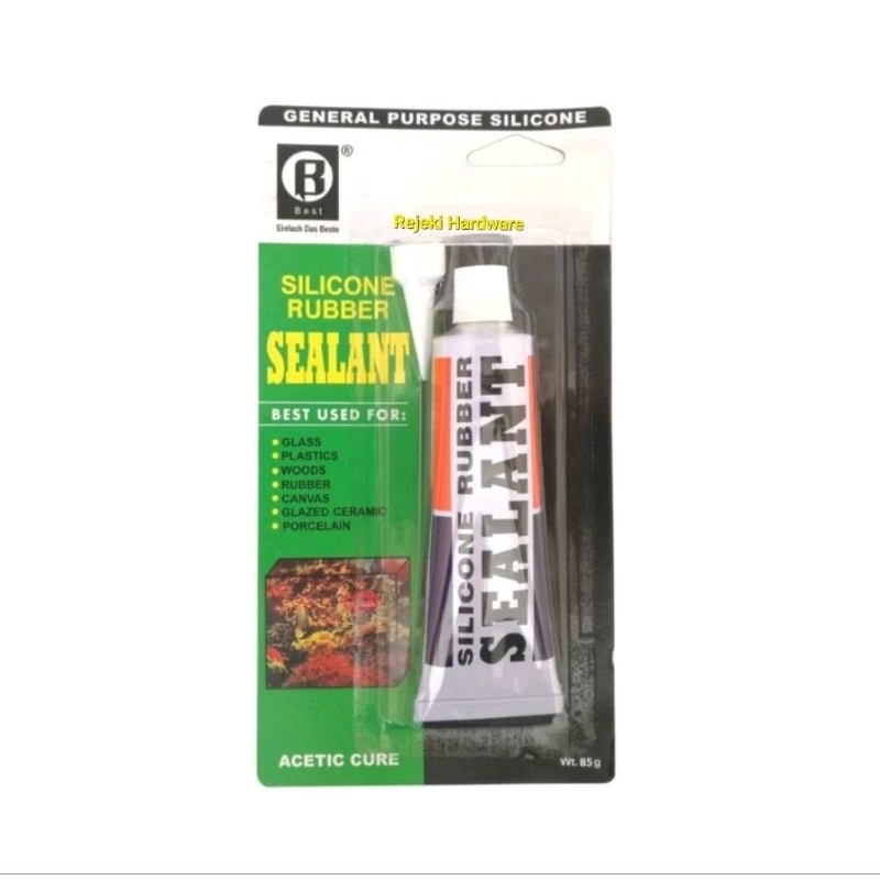 Jual Lem Sealant Best Tube Besar 85 gram Lem Kaca Aquarium Silicone ...