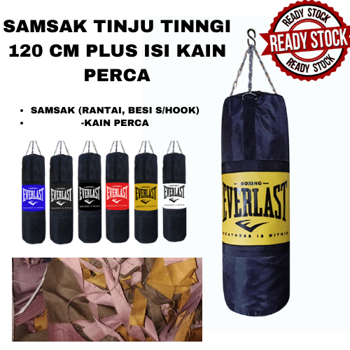 Jual SAMSAK TINJU tinggi 120cm PLUS Isi 30kilo - Samsak Tinju - Sansak ...