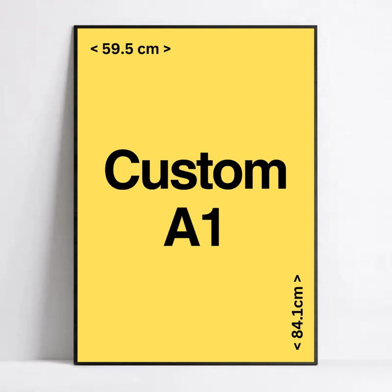 Jual Custom poster size A1 (59.5x84.1cm) | Shopee Indonesia