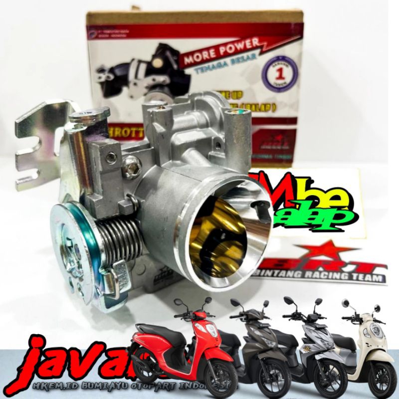 Jual Throttle Body BRT BeAT Deluxe TB Racing 28 30 32 Scoopy Prestige ...