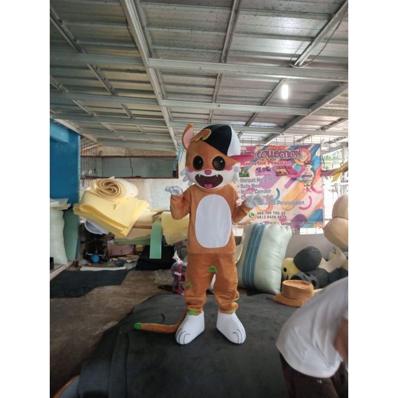 Jual Kostum badut kucing coklat | Shopee Indonesia