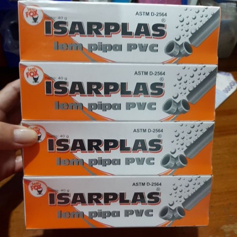 Jual Lem pipa PVC isarplas tube original lem PVC super - 40g | Shopee Indonesia