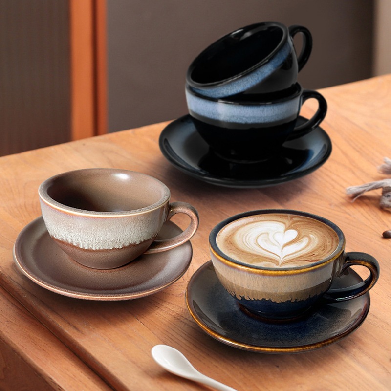 Jual Gelas Ceramic Coffe Aestetic/ Bush Cup and Saucer EB Dining ...