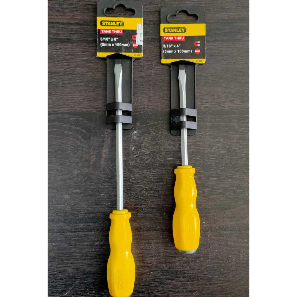 Jual Obeng Ketok Stanley Obeng ( - ) Ketok 3/16"x4"( 5mmx100mm) dan ...