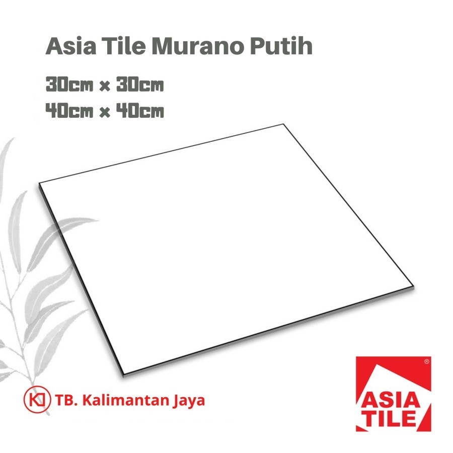 Jual KERAMIK PUTIH POLOS ASIA TILE MURANO | Shopee Indonesia