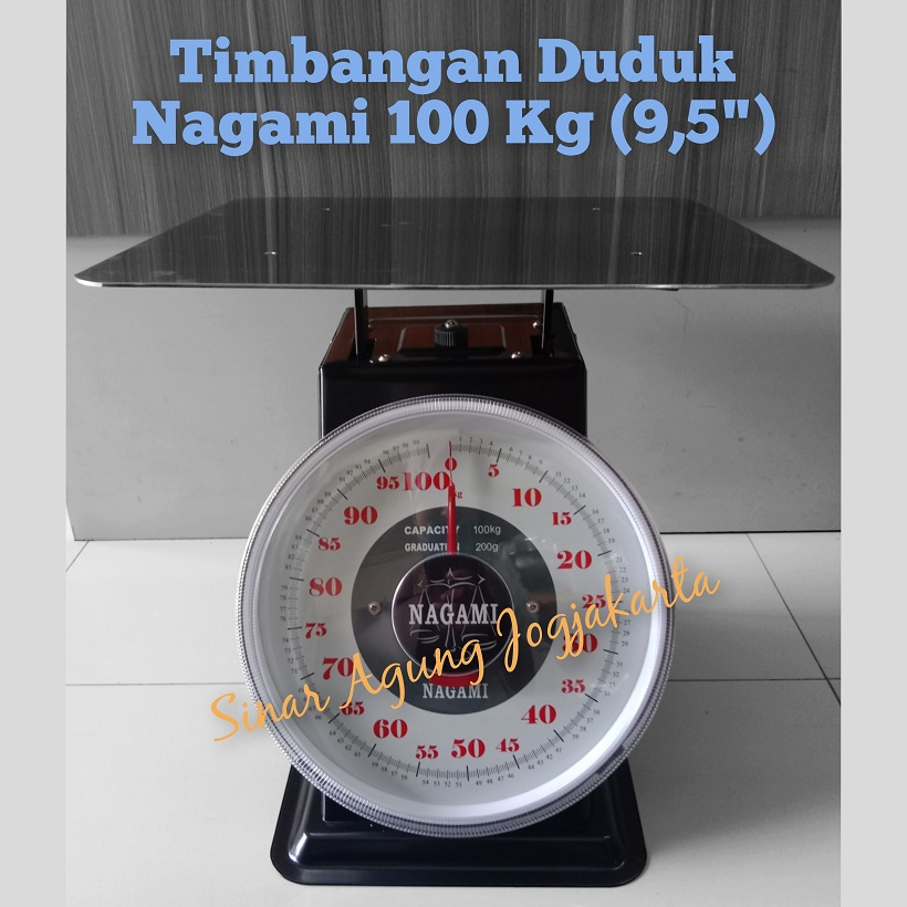 Jual TIMBANGAN DUDUK/JARUM NAGAMI 100KG 9.5" | Shopee Indonesia