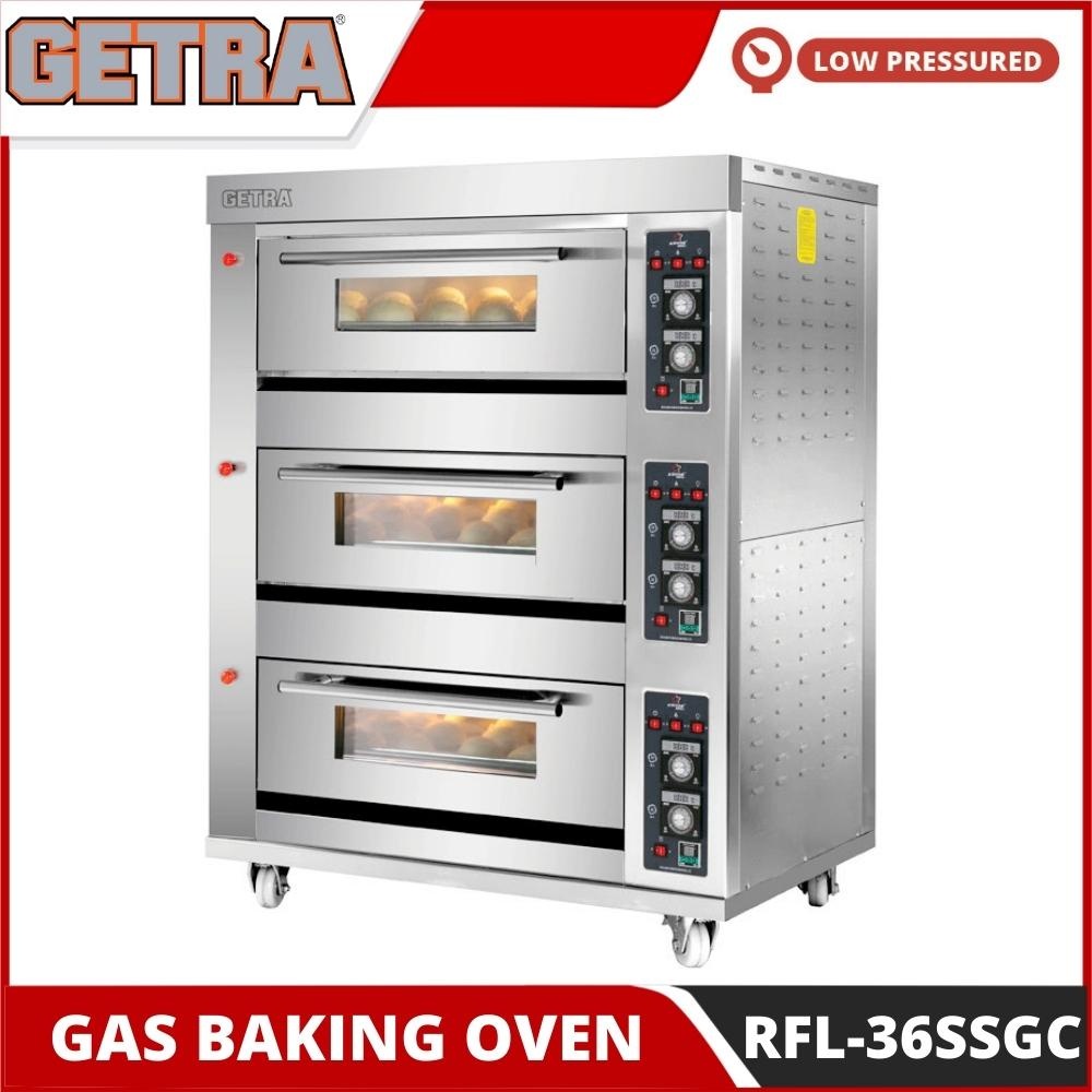 Jual Oven Gas Roti 3 Deck 6 Tray Getra Rfl 36ssgc Rfl-36ssgc Oven Roti ...