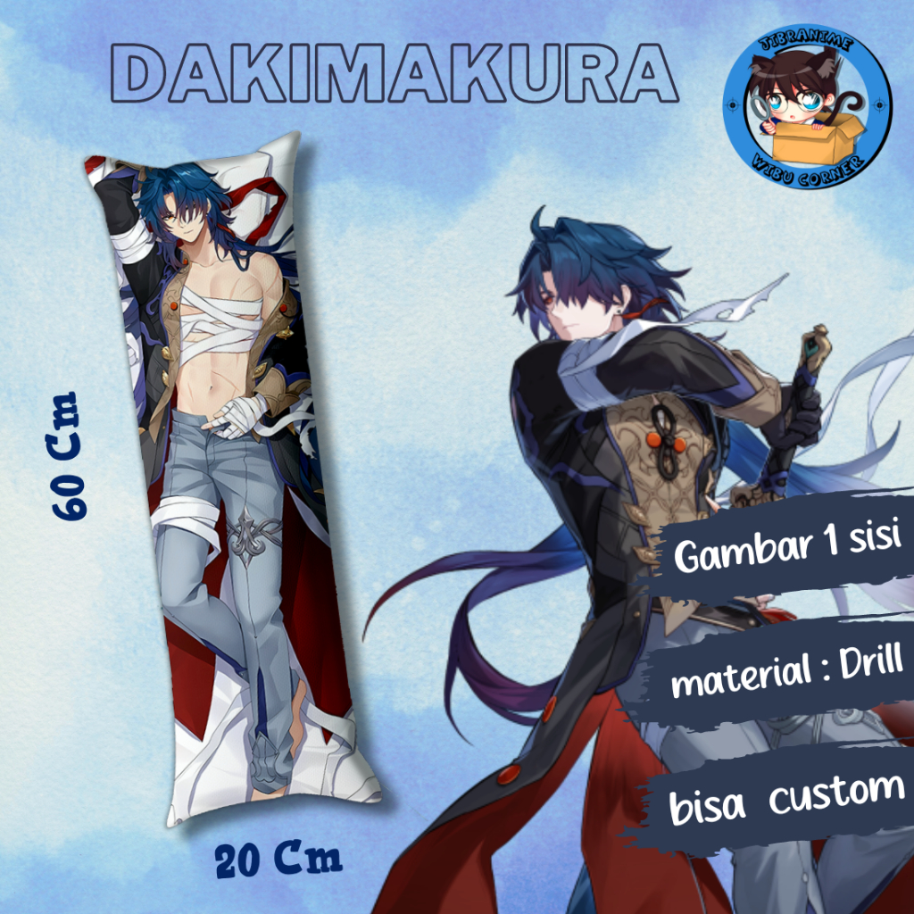 Jual dakimakura / guling ANIME BLADE HONKAI STAR RAIL / ukuran 20x60cm ...