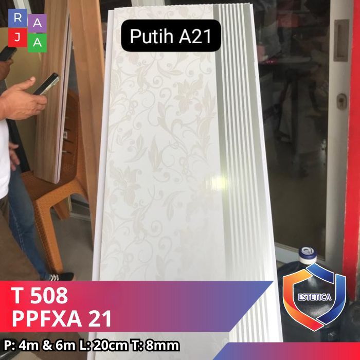 Jual Plafon PVC Import Putih Polos Putih Nat dan motif kayu Harga Per ...