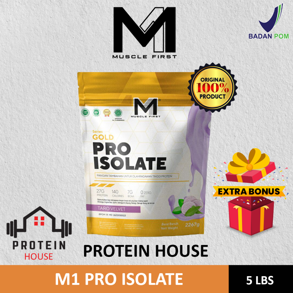 Jual Musclefirst m1 pro isolate 5lbs whey protein isolate BPOM | Shopee ...