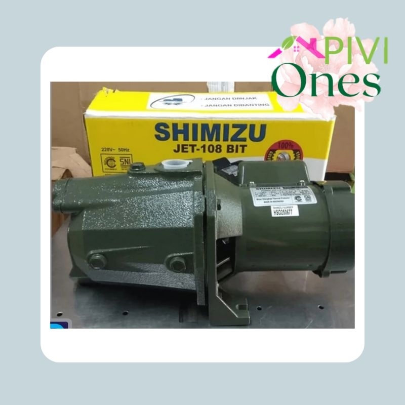 Jual Mesin Pompa Air Shimizu JET 108 BIT 1 Inch 11 Meter Semi Jet Pump Original | Shopee Indonesia
