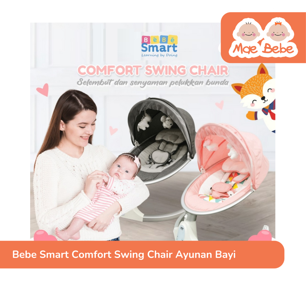 Jual Bebe Smart Comfort Swing Chair Ayunan Bayi Otomatis | Shopee Indonesia