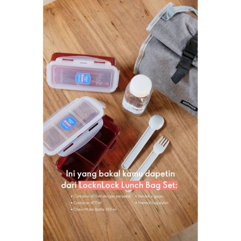 Jual LocknLock Lunch Box Set | Shopee Indonesia