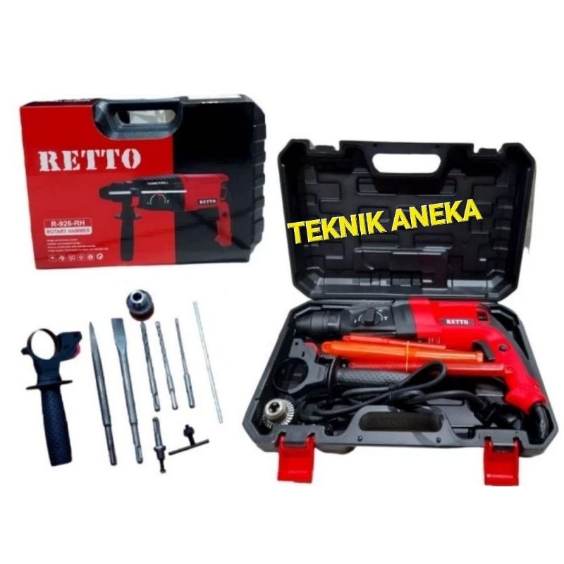 Jual RETTO MESIN BOR SDS PLUS 26MM ROTARY HAMMER BETON BOBOK TEMBOK | Shopee Indonesia