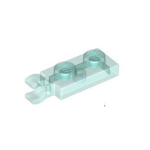 Jual Lego Trans - Light Blue Part 63868 Plate, Modified 1 x 2 with Clip ...
