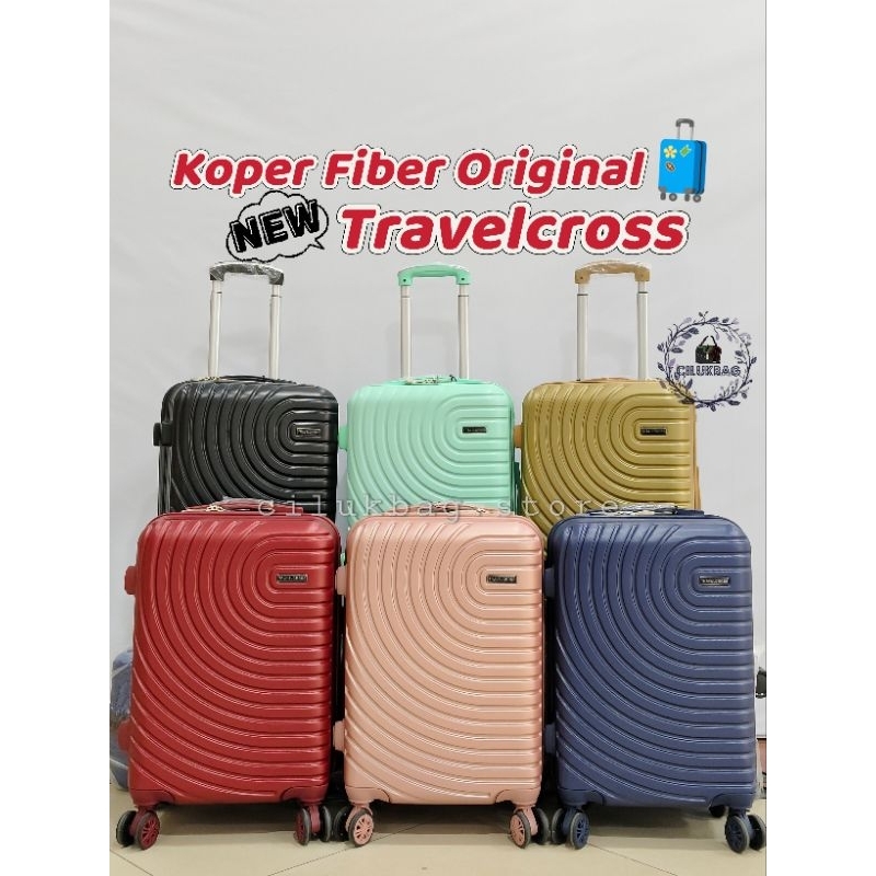 Jual Koper Fiber Original TravelCross 20 inc Cabin Pesawat | Shopee ...