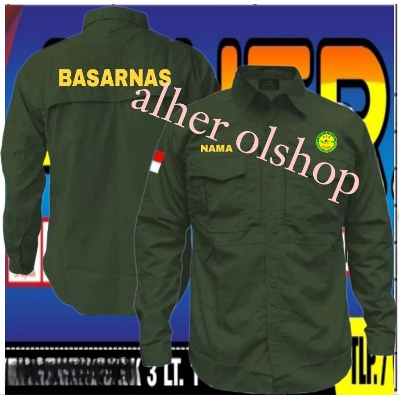 Jual kemeja tactical Basarnas baju tactical Basarnas seragam tactical ...