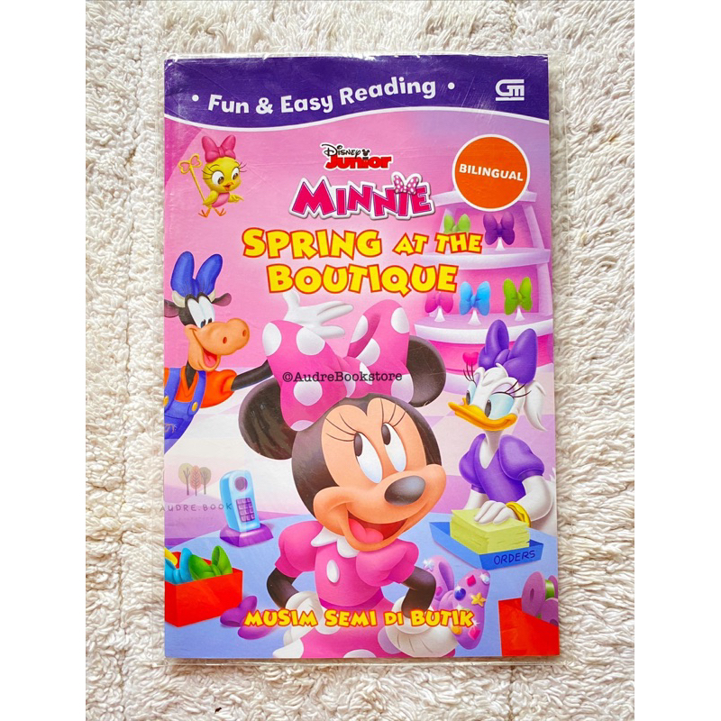 Jual [ORIGINAL] Gramedia : Disney Junior Minnie Spring At The Boutique ...