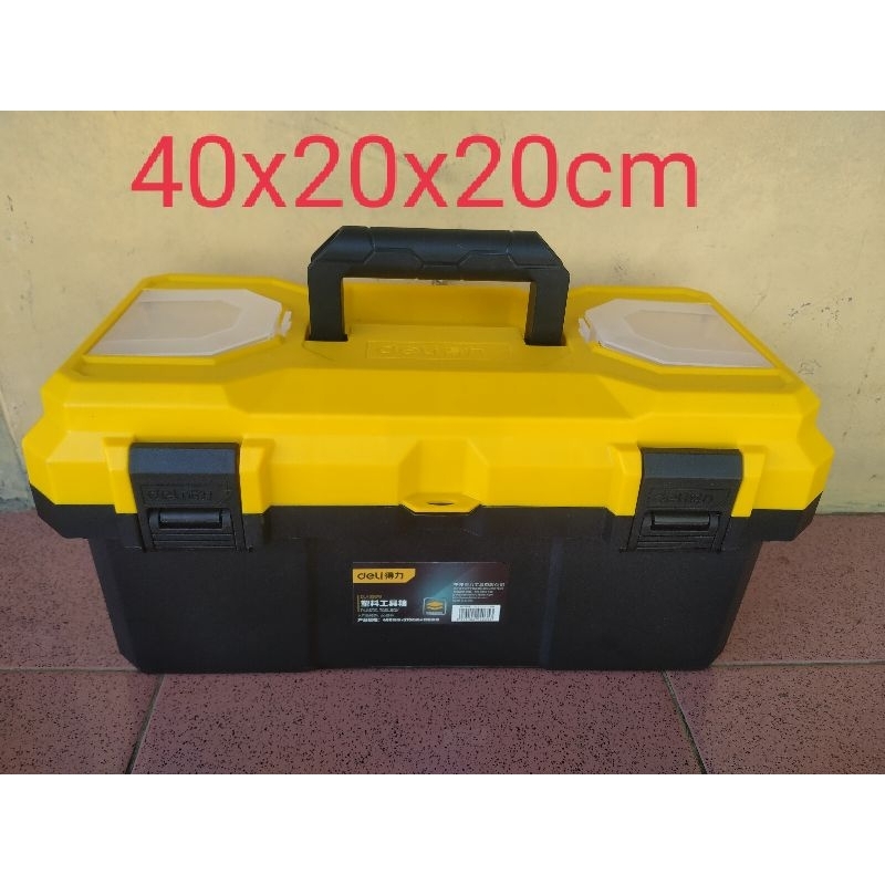 Jual toolbox kotak perkakas 40x20x20cm berkualitas tinggi | Shopee ...
