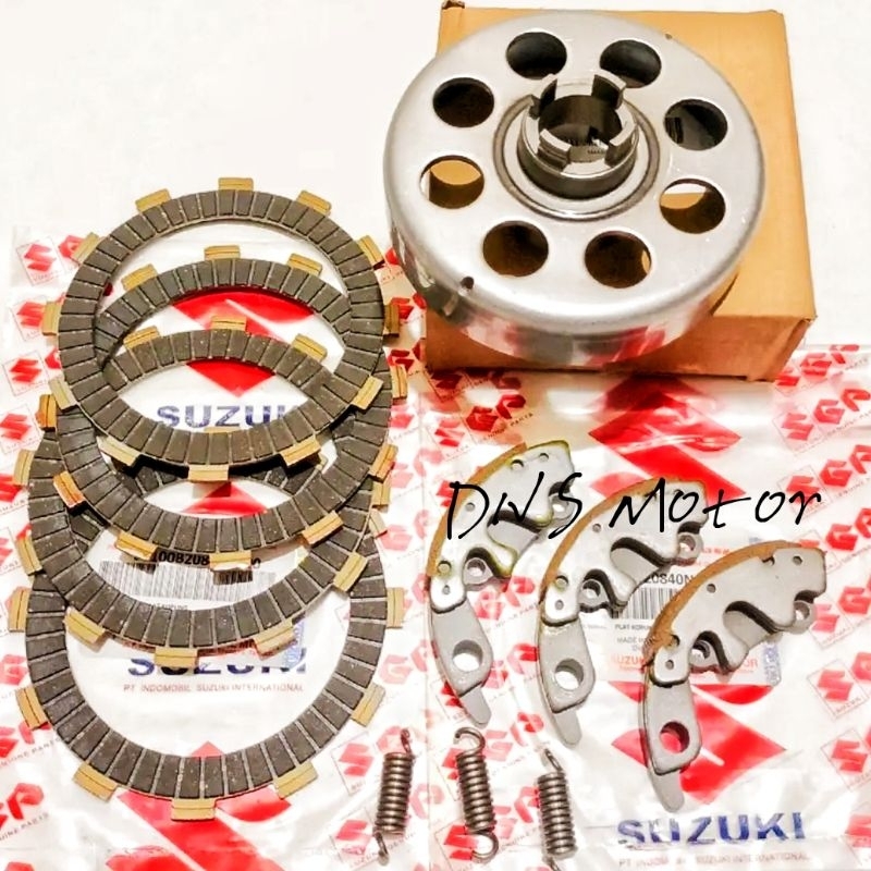 Jual PAKET MANGKOK GANDA KOPLING, KAMPAS GANDA, PLAT KOPLING SET SUZUKI SMASH NEW/SMASH LAMA ...