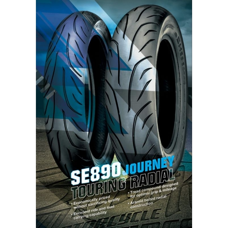 Jual Ban SHINKO SE890 Journey Touring Radial 130.70.18 Rim 18 Front Tubeless Ban Cruiser Honda ...