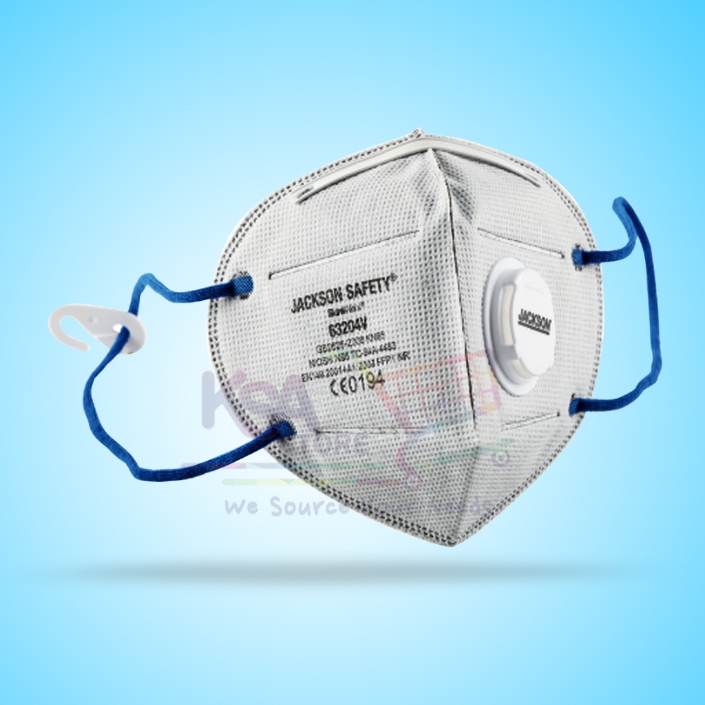 Jual Masker JACKSON R10 KN95 FOLDFLAT CARBON + VALVE (63204V) | Shopee ...