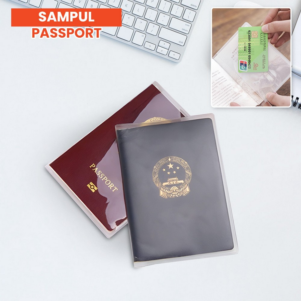 Jual Sampul Passport Transparan Sampul Buku Nikah Cover Pelindung ...