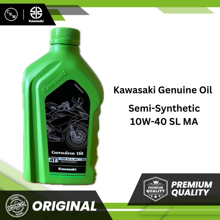 Jual Kawasaki Genuine Oil/ Oli Mesin Kawasaki 4T 10W-40 1L Original ...