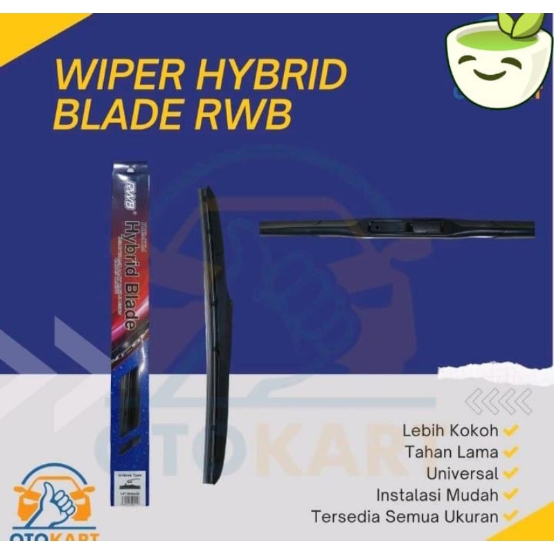 Jual Car Wiper Hybrid Blade Universal/Wiper Mobil RWB Hybrid Universal ...