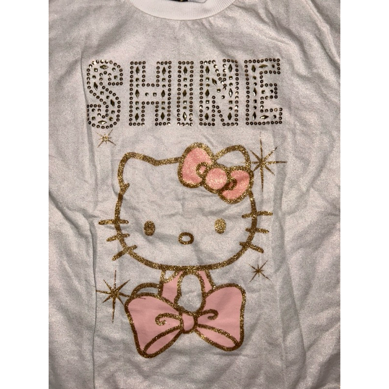 Jual Baju Anak Gambar Hello Kitty Shine Merk Sanrio Warna White Blink ...