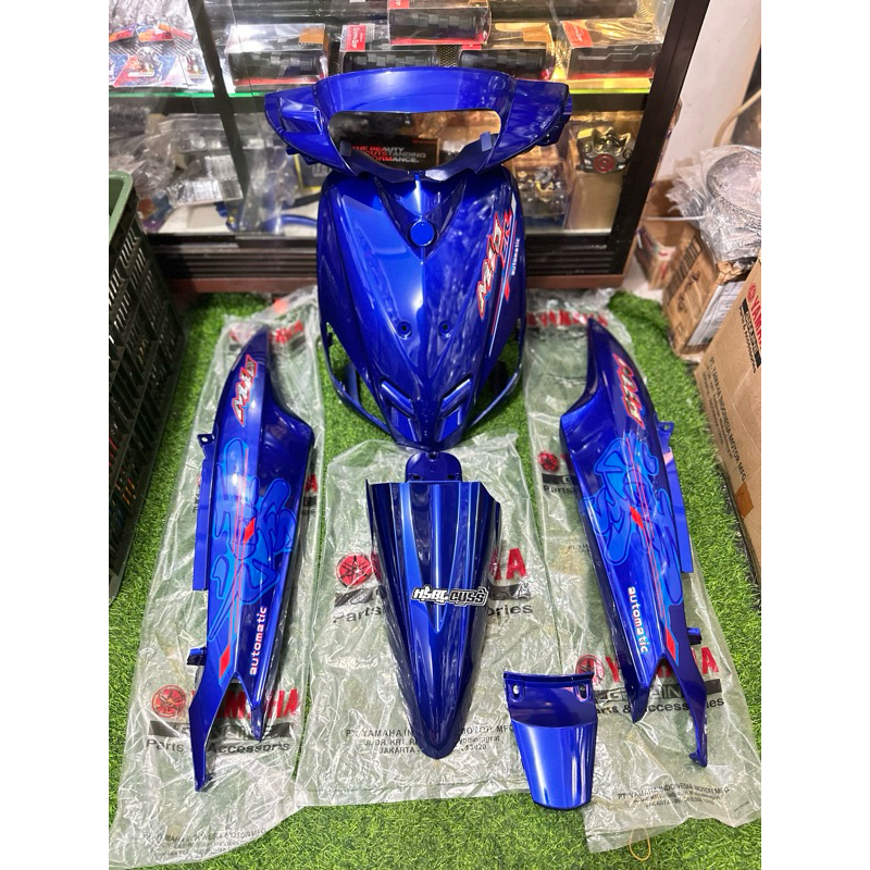 Jual Body halus mio biru original include striping mio kanji bahan ...