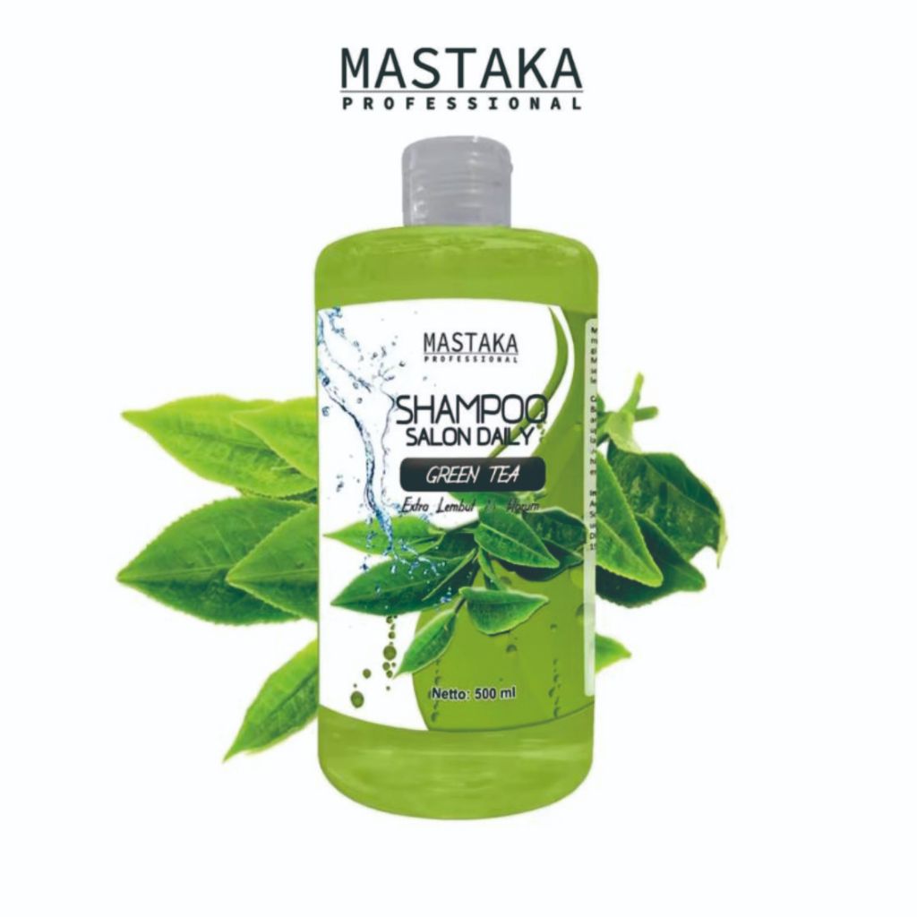 Jual SALON DAILY SHAMPOO MASTAKA 500ML DEWASA & ANAK ANAK - GREEN TEA ...
