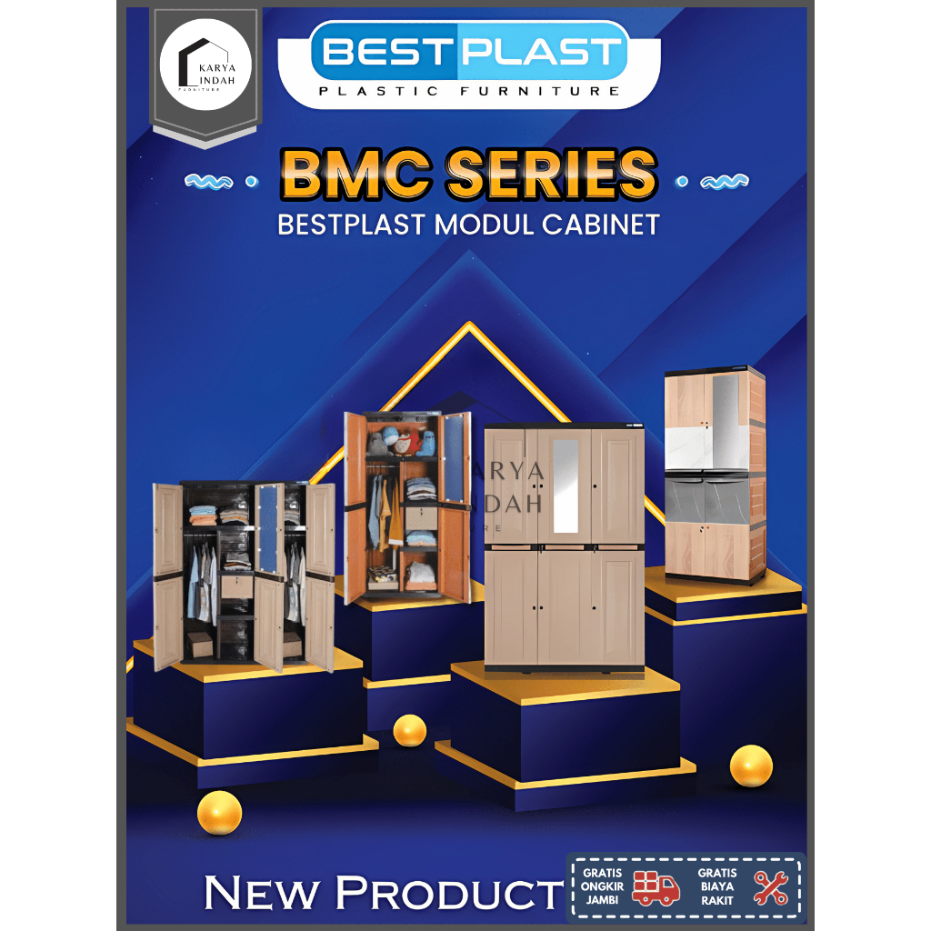 Jual Lemari Plastik BESTPLAST BMC 2P & 3P GC SERIES - Modul Cabinet ...