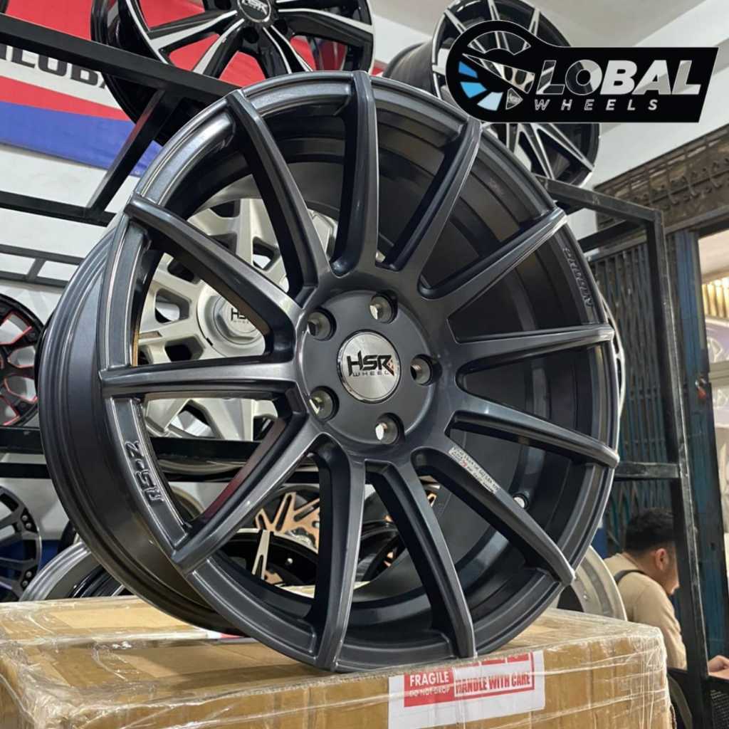 Jual Velg Mobil Concave Ring 17 HSR Shinjuku Glossy Grey Innova,Hrv,Ertiga | Shopee Indonesia