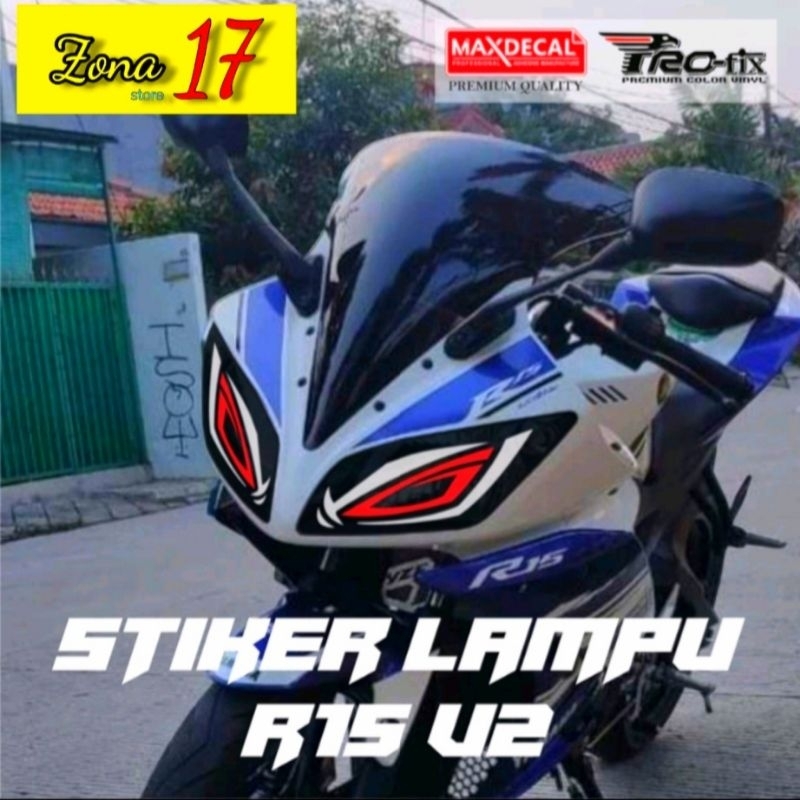 Jual sticker stiker lampu R15 V2 | Shopee Indonesia