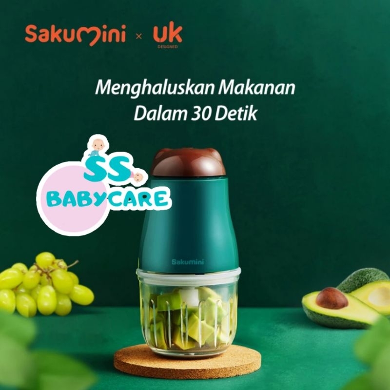 Jual Sakumini Baby Food Chopper 300ml - Blender Multifungsi Food ...