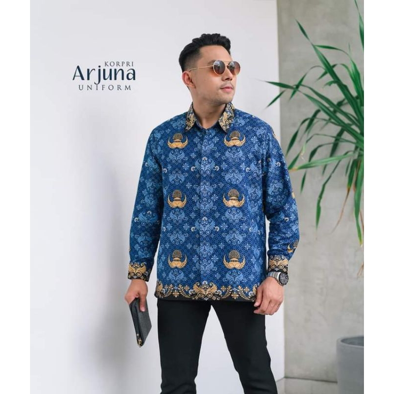 Jual Baju KORPRI Seragam ASN PNS – Kemeja Batik Korpri Lengan Panjang | Shopee Indonesia