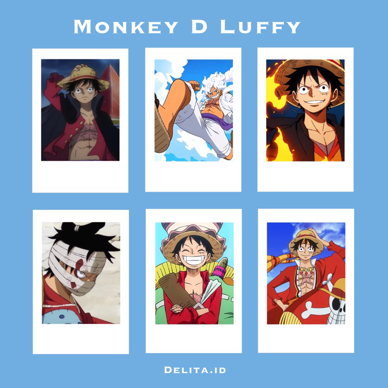 Jual Polaroid Anime One Piece Luffy Zoro Sanji Nami Nico Robin ace ...