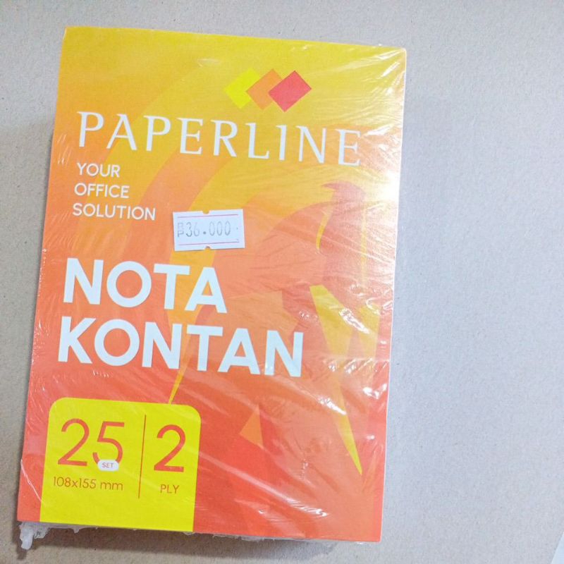 Jual NOTA PAPERLINE 2 PLY KECIL PACK | Shopee Indonesia