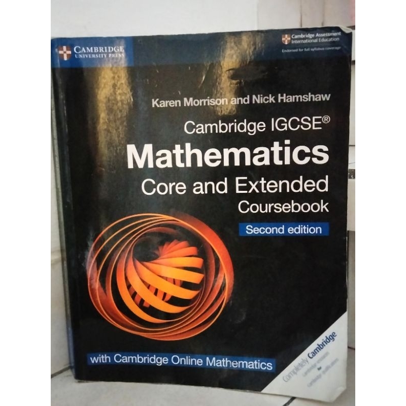 Jual Cambridge Igcse Mathematics Core And Extended Coursebook Second Edition Shopee Indonesia
