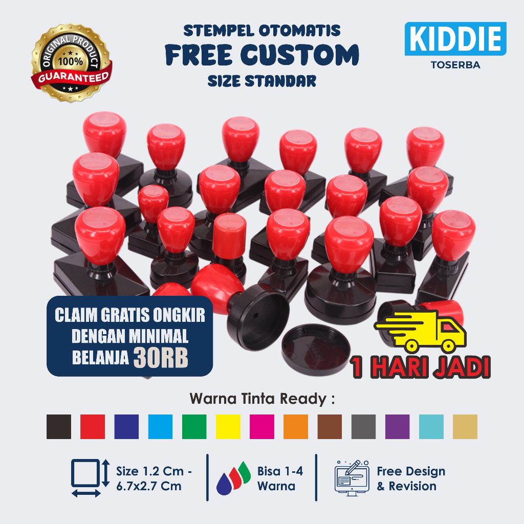 Jual Stempel Custom - Stempel Lunas - Stempel Nama - All Size - 1 Hari ...