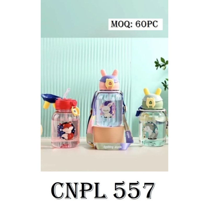 Jual botol minum tali sedotan anak kartun - CNPL 557 - botol minum anak 600 ml - BPA FREE - anti ...