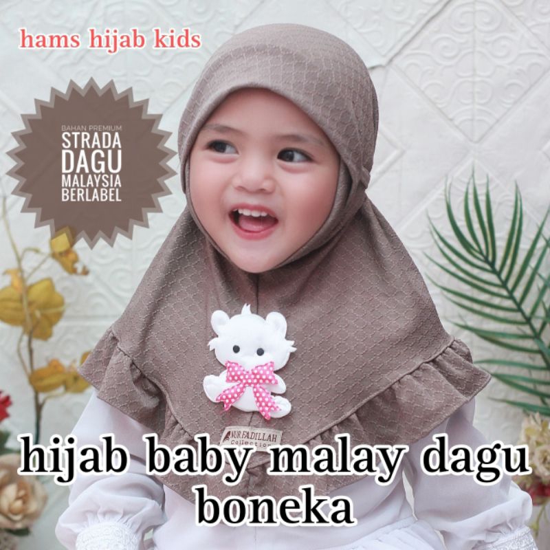 Jual HIJAB BERBO BABY DAGU MALAY BONEKA (PREMIUM) | Shopee Indonesia