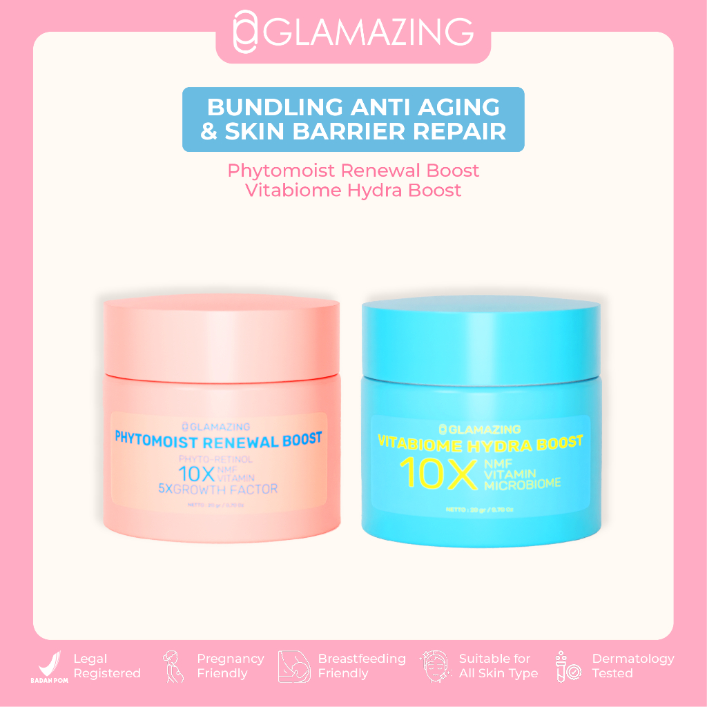 Jual Glamazing - Bundling Moisturizer Phytomoist Renewal Boost + Moisturizer Vitabiome Hydra ...