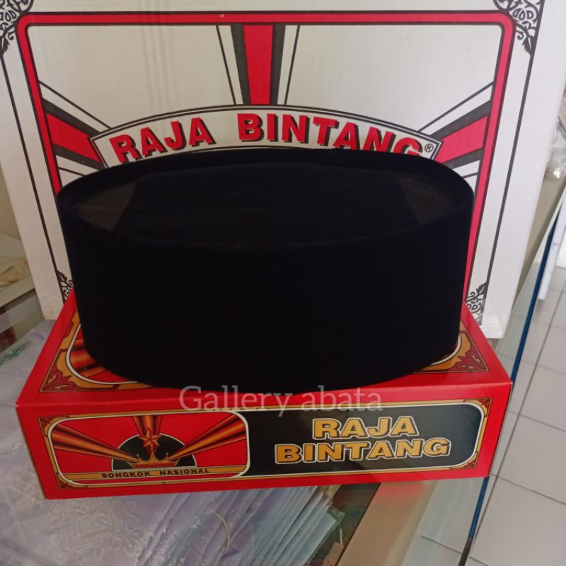 Jual Songkok raja bintang peci raja bintang peci ac hitam polos ...