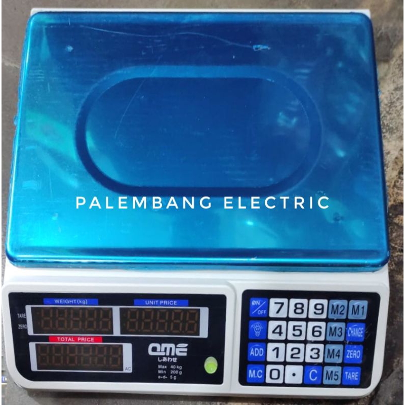 Jual (FREE BUBBLE) timbangan digital kapasitas 40 kg / timbangan buah ...